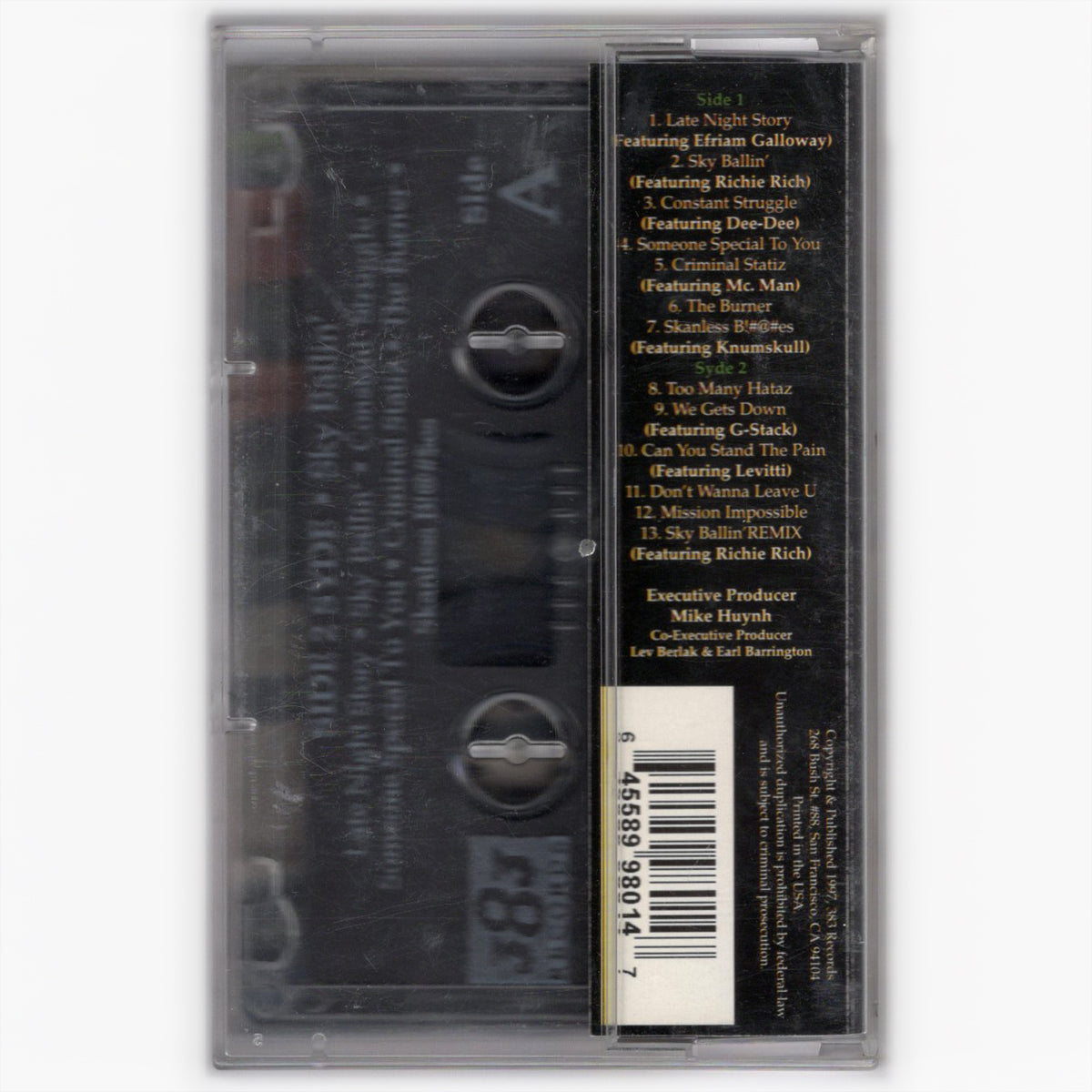 Side 2 Syde - Sky Ballin' [Cassette Album] – Hella Dope Records